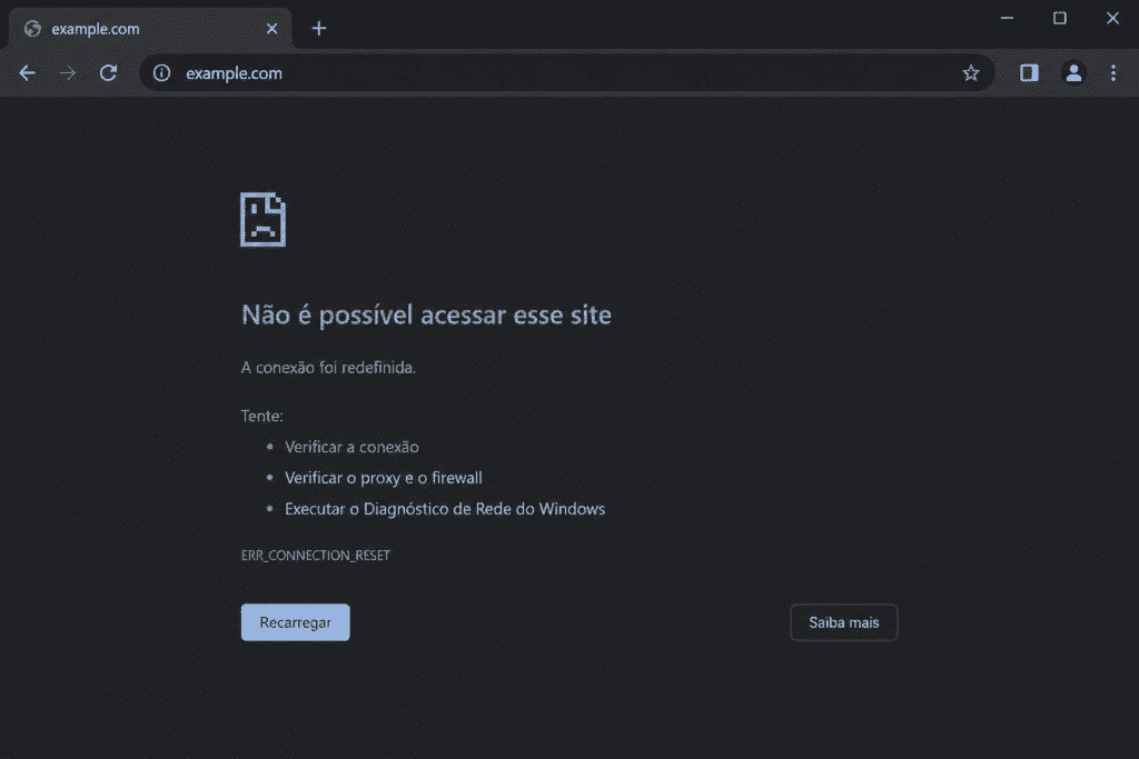 ERR_CONNECTION_RESET: o que é e como resolver o erro | Homehost