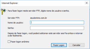 ftp:// - Como usar FTP através do seu navegador